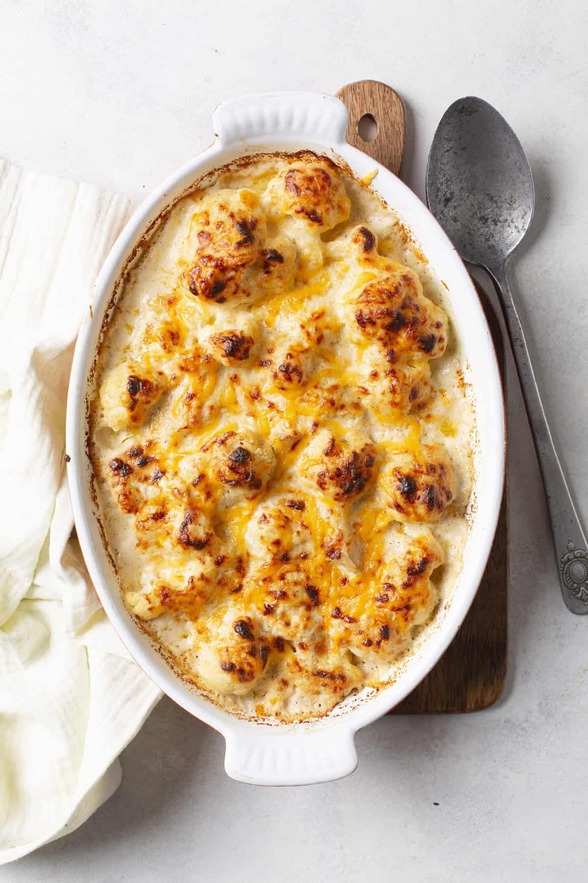 Cauliflower Cheese - Food Faith Fitness