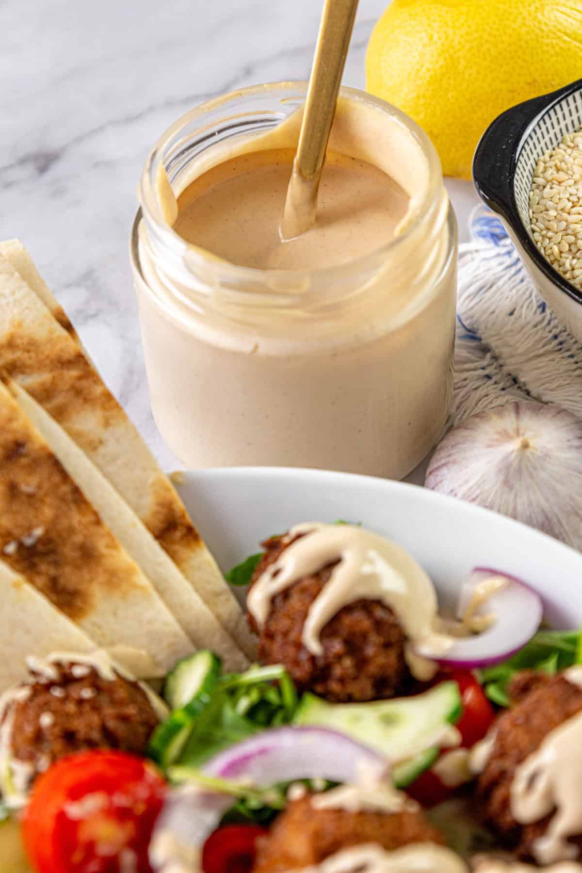 Falafel Sauce - Food Faith Fitness