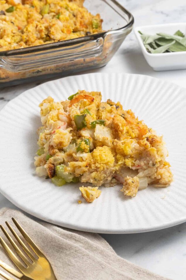 Seafood Stuffing - Food Faith Fitness