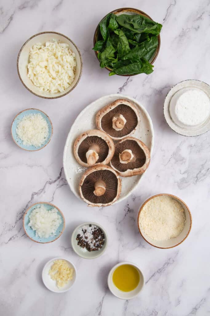 Stuffed Portobello Mushrooms - Food Faith Fitness