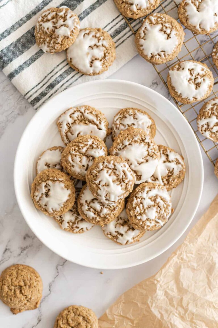 Iced Oatmeal Cookies - Food Faith Fitness