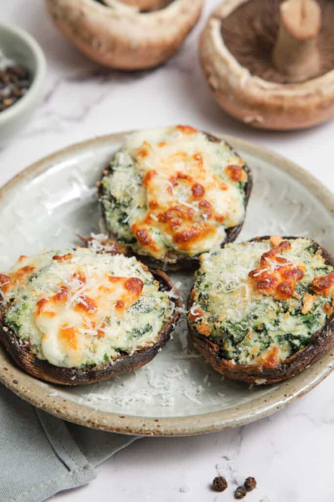 Stuffed Portobello Mushrooms - Food Faith Fitness
